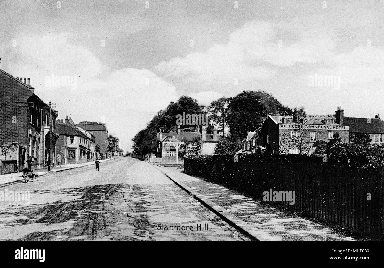 Stanmore Hill, Stanmore, Middlesex Stock Photo - Alamy