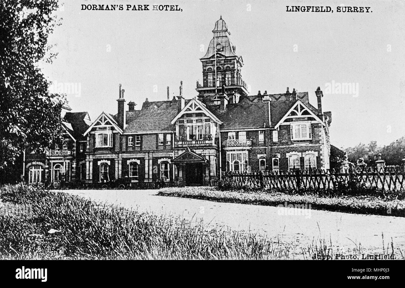 Dorman's Park Hotel, Lingfield, Surrey. Date: circa 1910s Stock Photo ...
