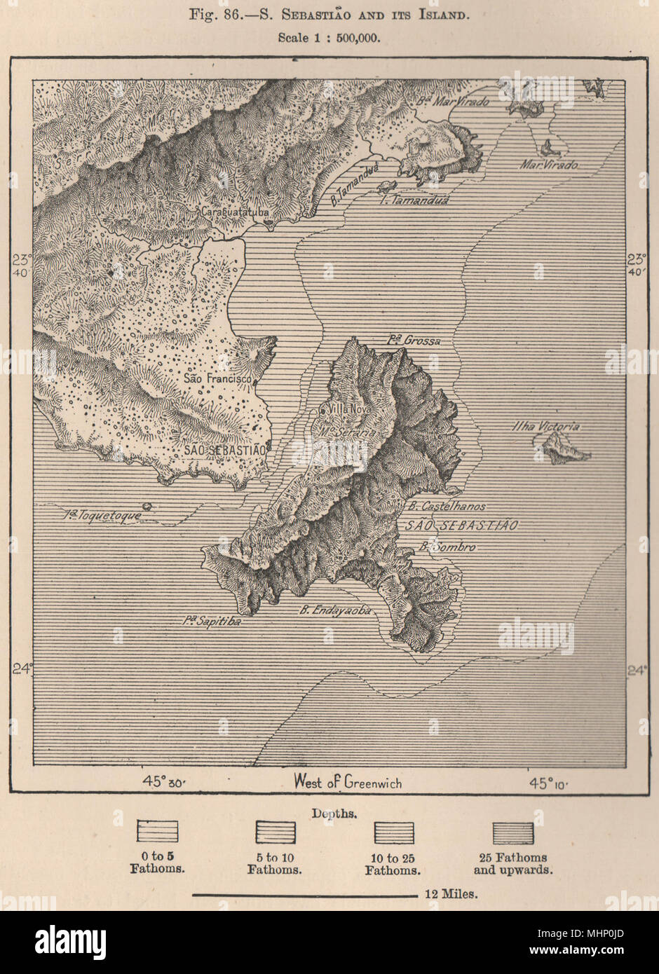Ilhabela map hi-res stock photography and images - Alamy