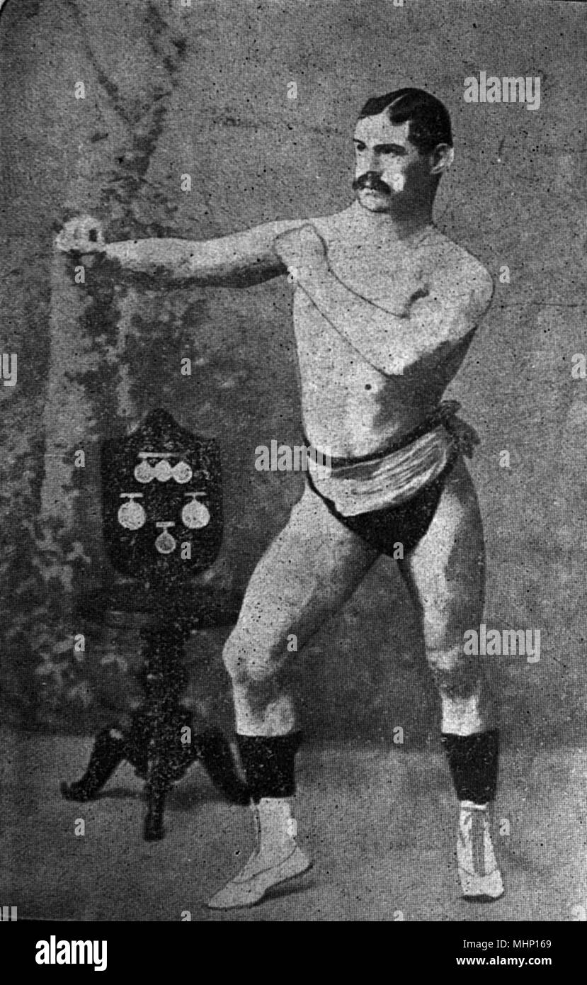 Tiger 'Jack' Smith (James Addis), British heavyweight boxer Stock Photo ...