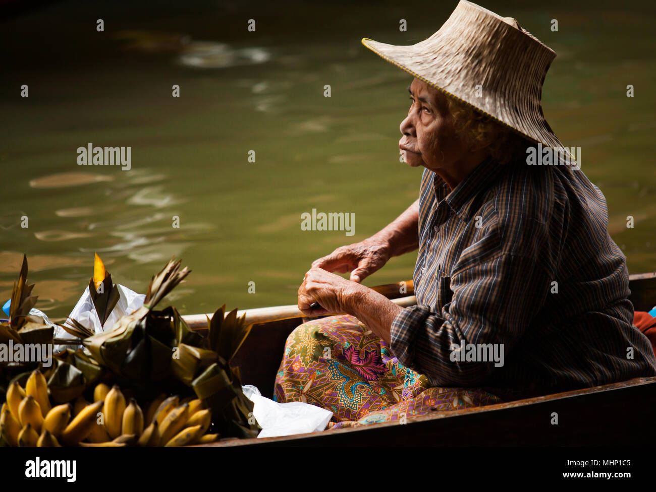 Ratchaburi, Thailand - April 28, 2018: fruit gardener, merchant trader ...
