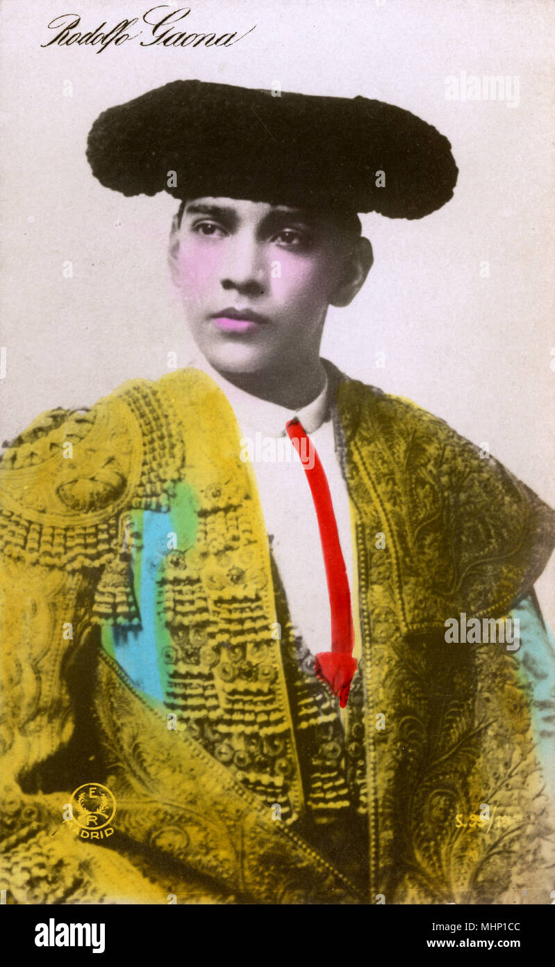 Rodolfo Gaona Jimenez, Mexican bullfighter Stock Photo - Alamy