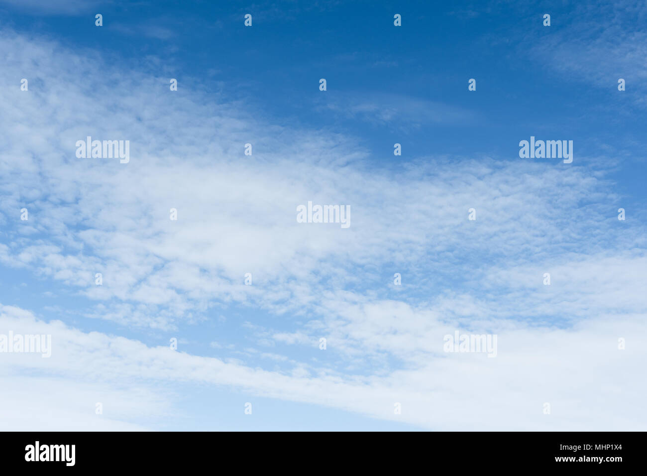 blue sky with clouds. only sky Stock Photo - Alamy