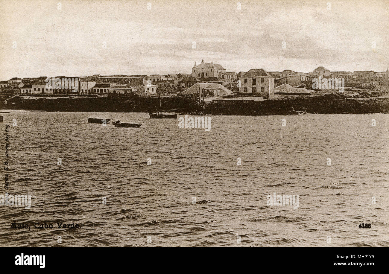 View of Maio Island, Cape Verde Islands, Atlantic Ocean Stock Photo - Alamy