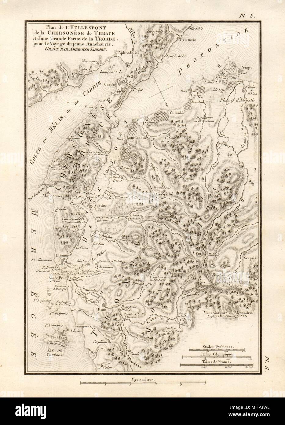 Dardanelles map hi-res stock photography and images - Alamy