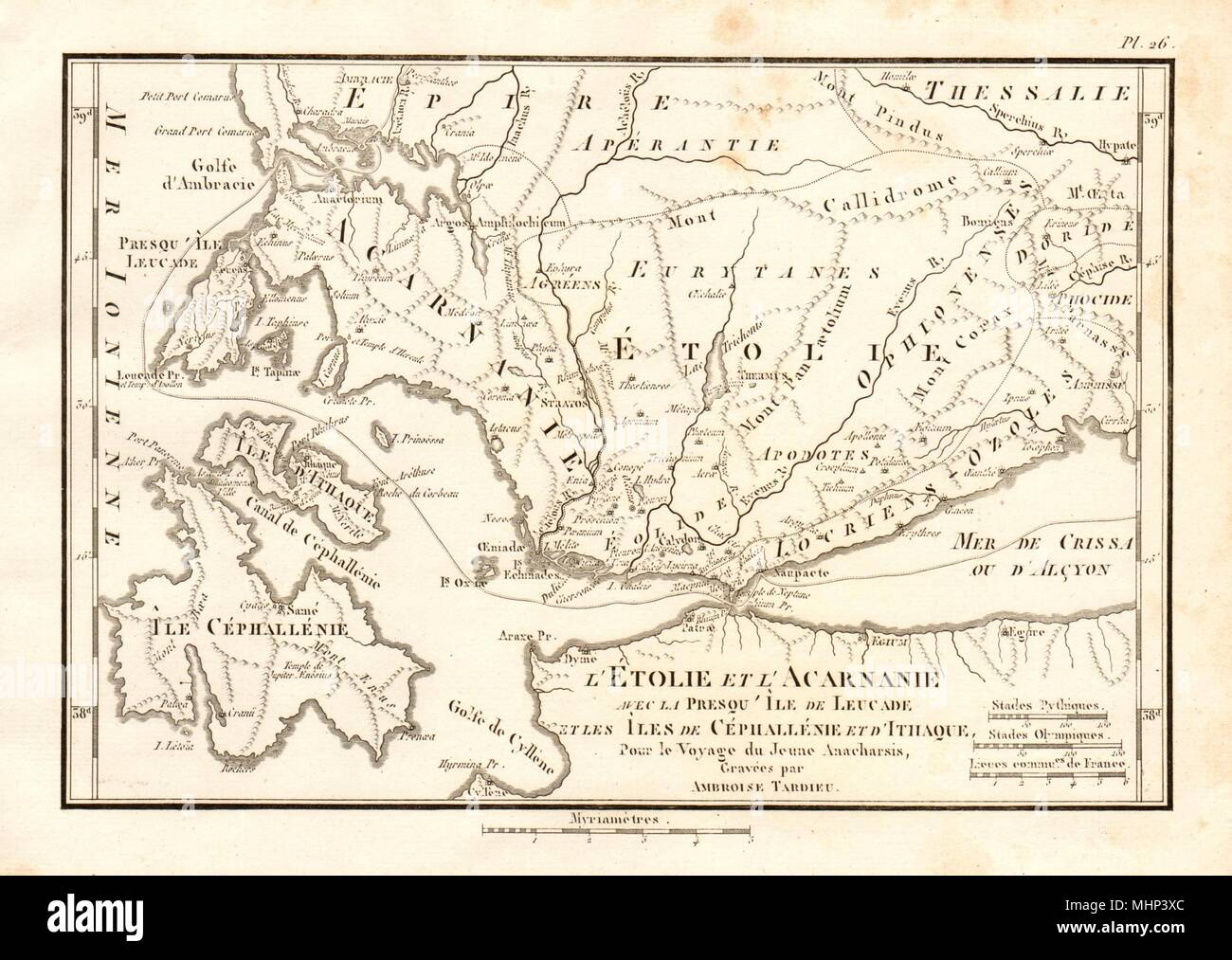 KEFALONIA & ITHAKI "L'Etolie et l'Acarnanie…" Aetolia Acarnania TARDIEU ...