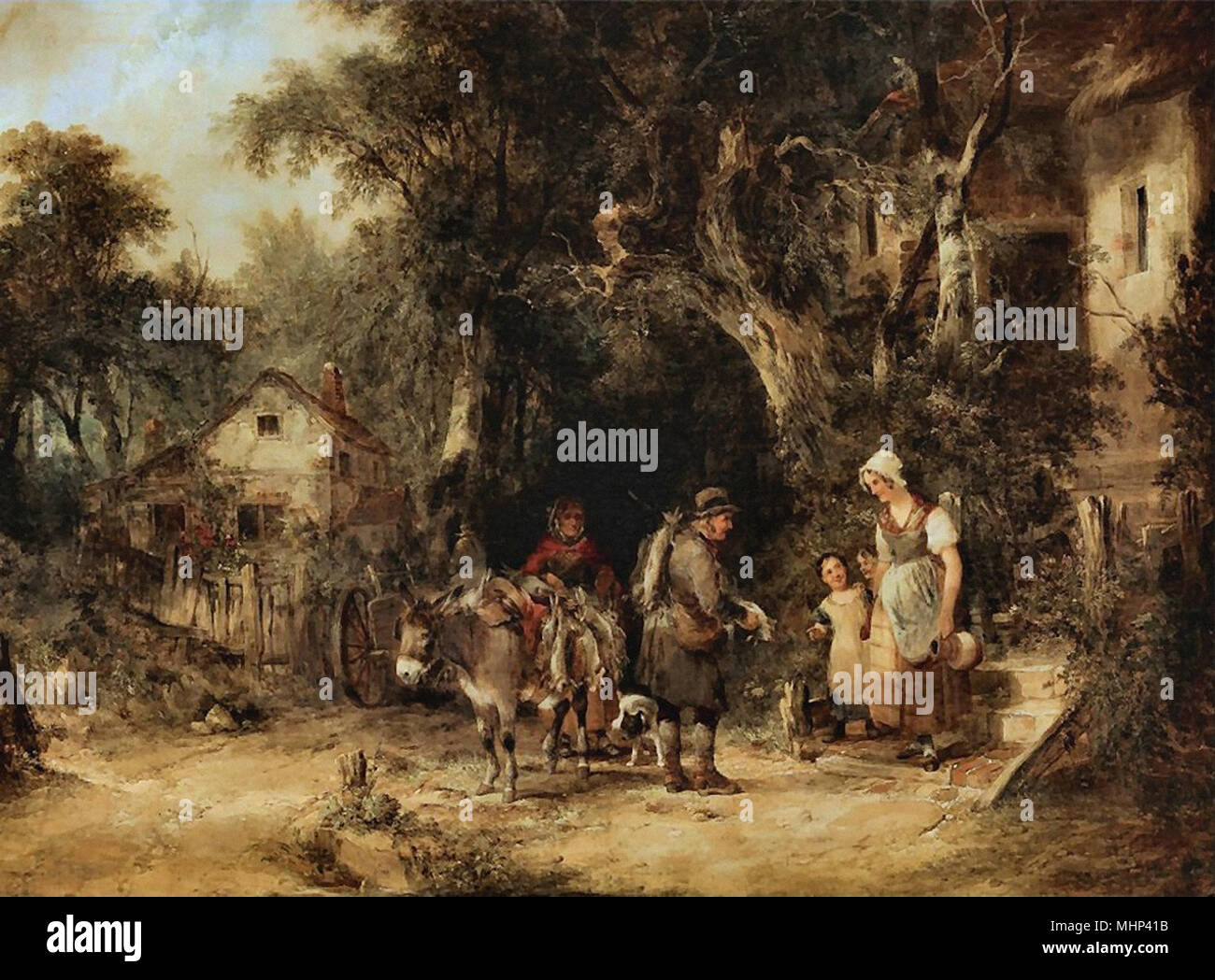 Shayer I William - the Rabbit Man Stock Photo - Alamy