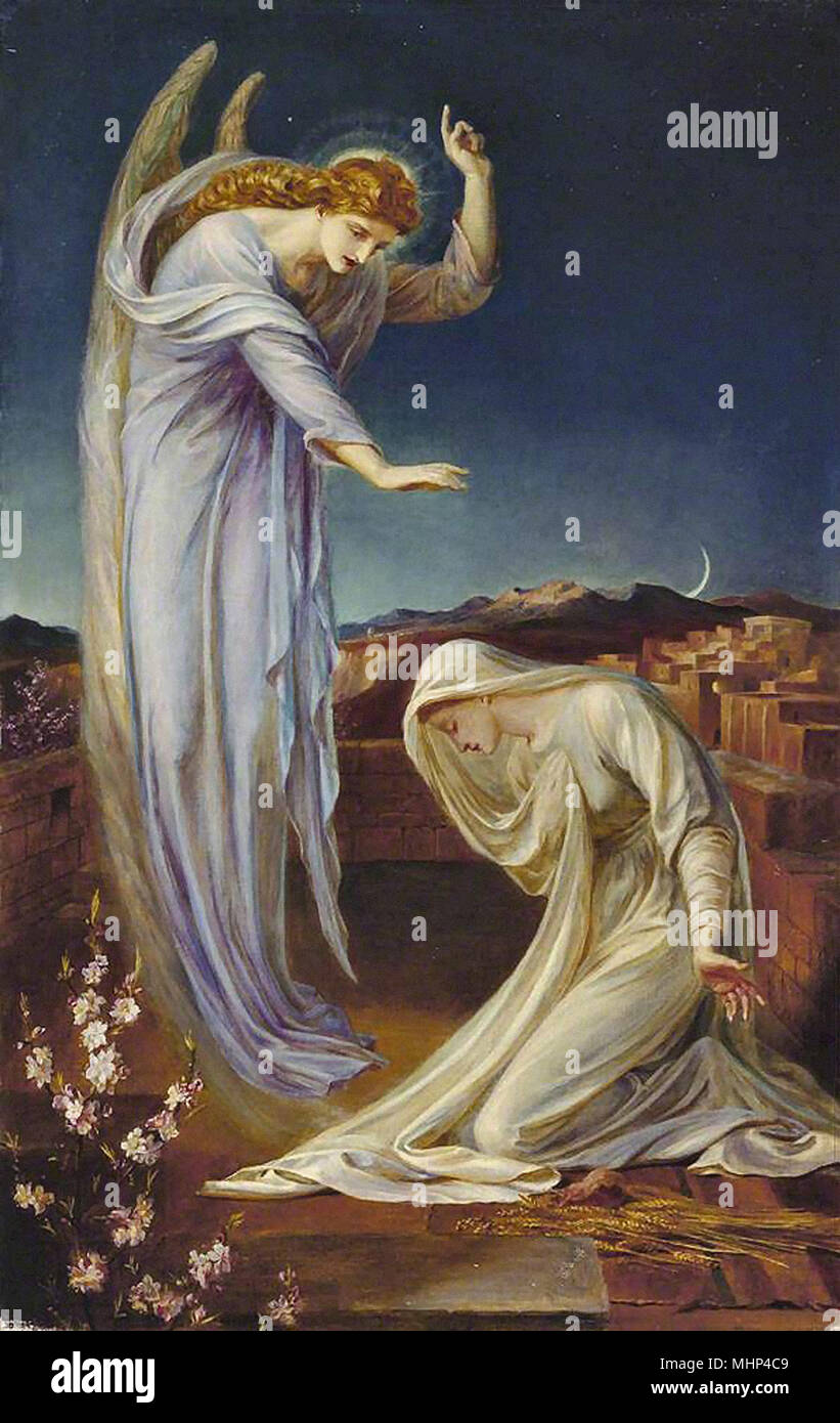 Shields Frederic James - the Annunciation Stock Photo - Alamy