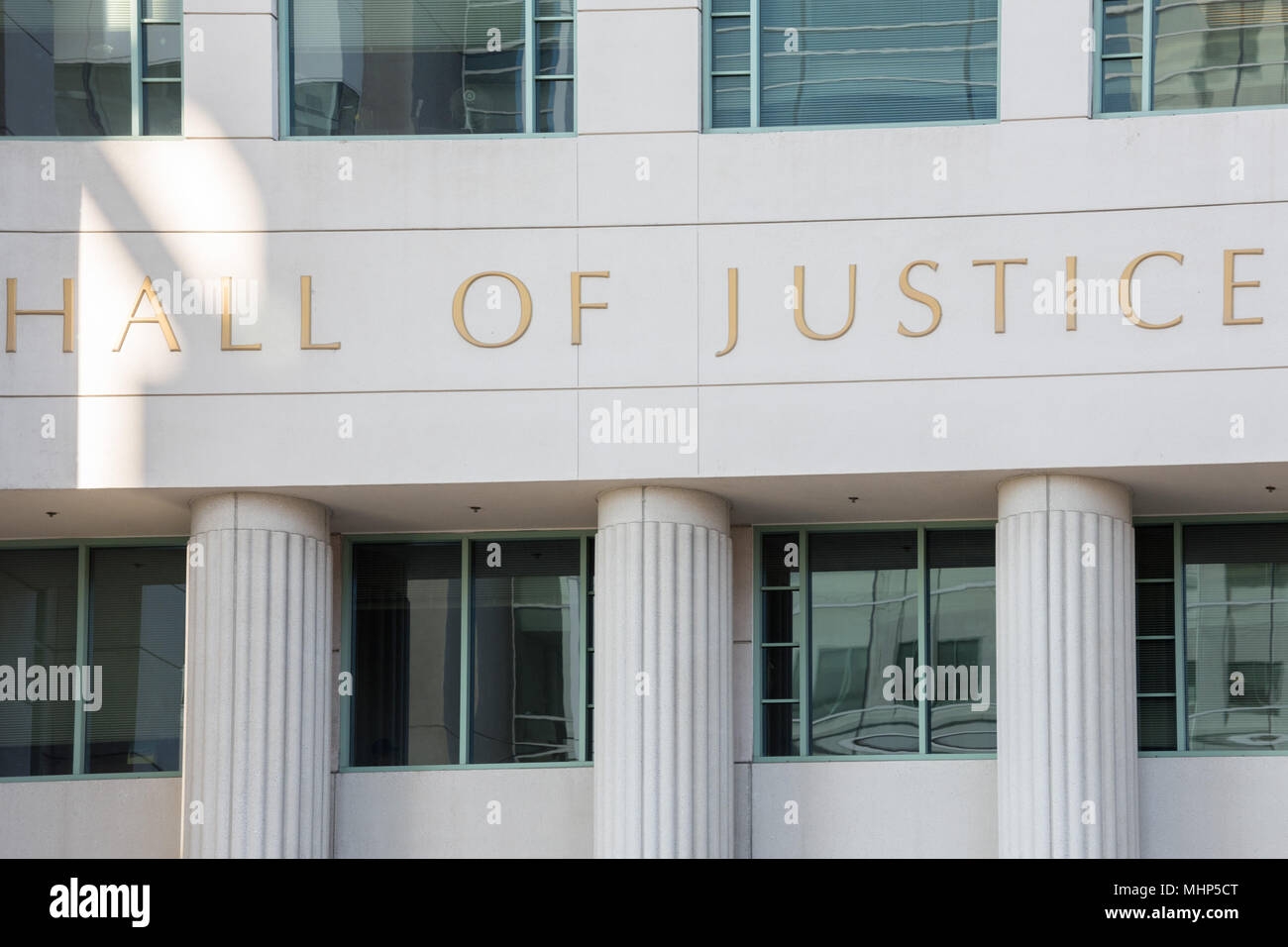san diego hall of justice building detail Stock Photo - Alamy
