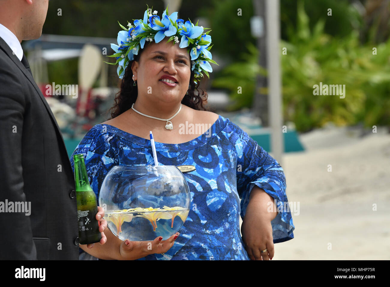 RAROTONGA, COOK ISLANDS - AUGUST 19, 2017 - Cook Islands dream weddings ...