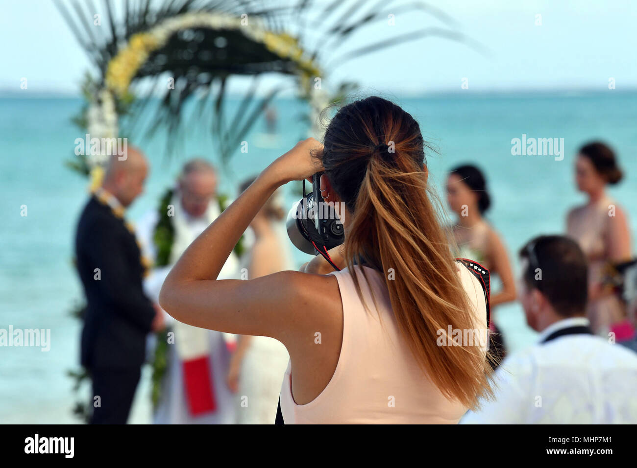 RAROTONGA, COOK ISLANDS - AUGUST 19, 2017 - Cook Islands dream weddings ...