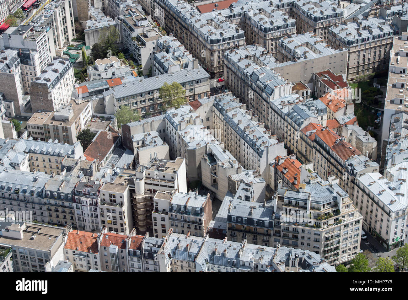 paris roofs and cityview landscape Stock Photo - Alamy