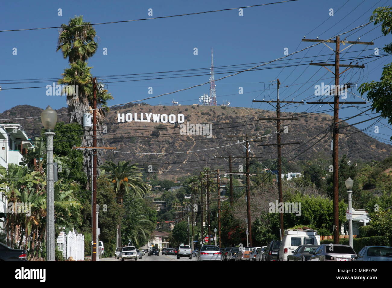 Hollywood sign Hollywood Los Angeles California USA Stock Photo - Alamy