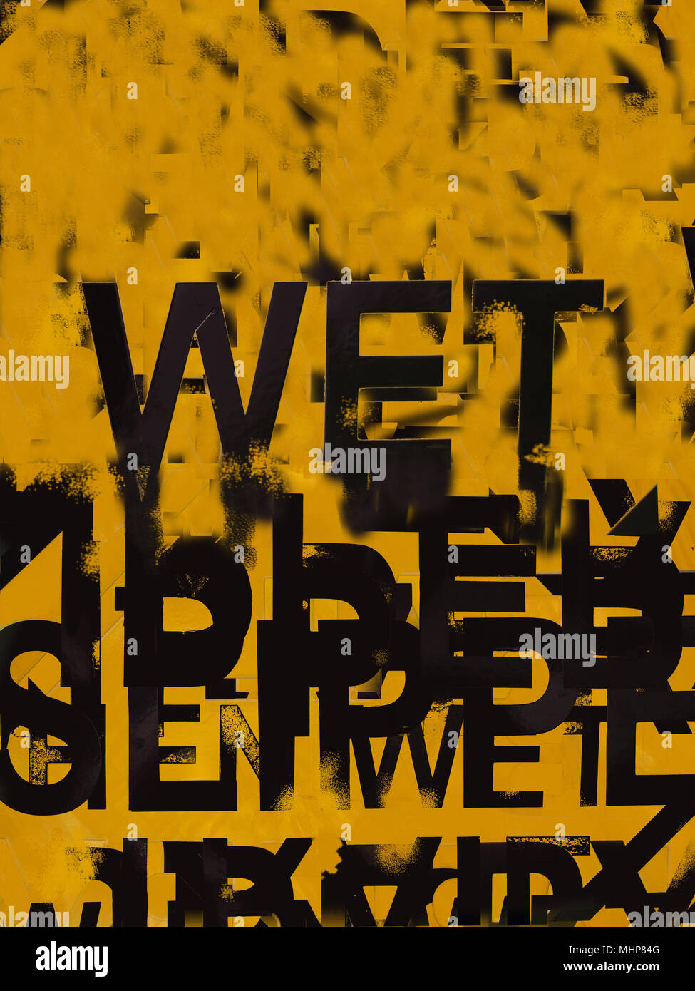 Yellow and black signage hi-res stock photography and images - Alamy