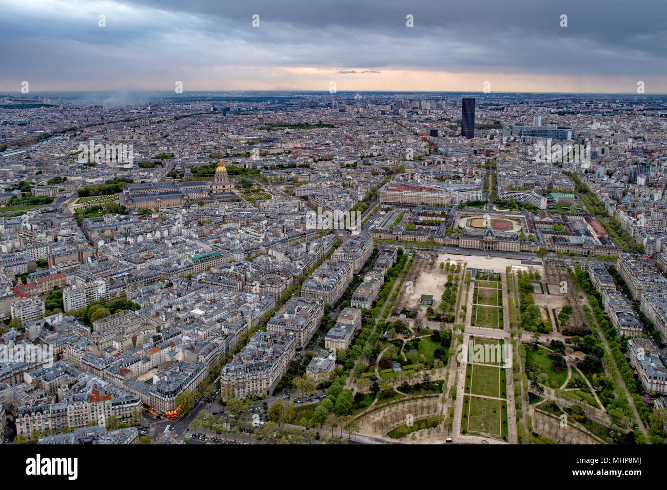 Paris night view cityscape landscape Stock Photo - Alamy