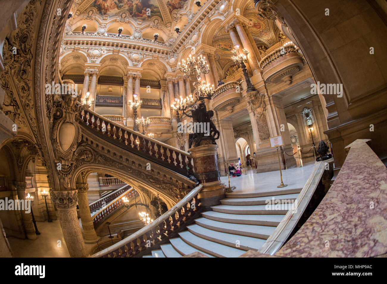 PARIS, FRANCE - MAY 3, 2016: the Paris Opera is the primary opera ...