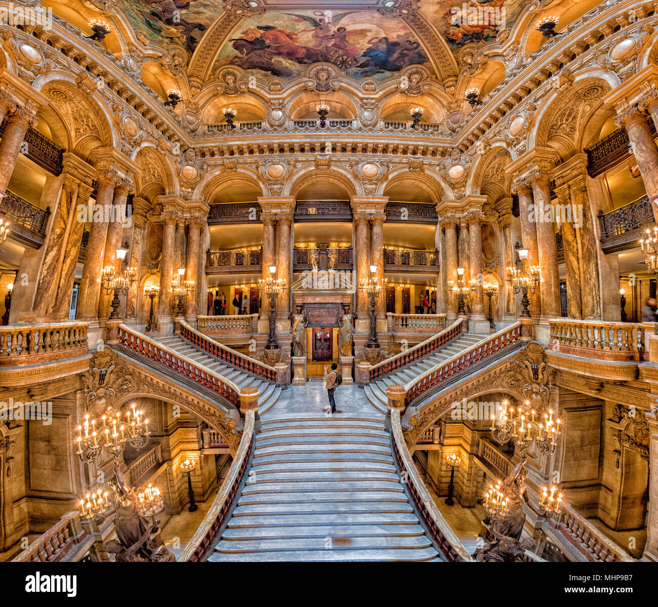 PARIS, FRANCE - MAY 3, 2016: the Paris Opera is the primary opera ...