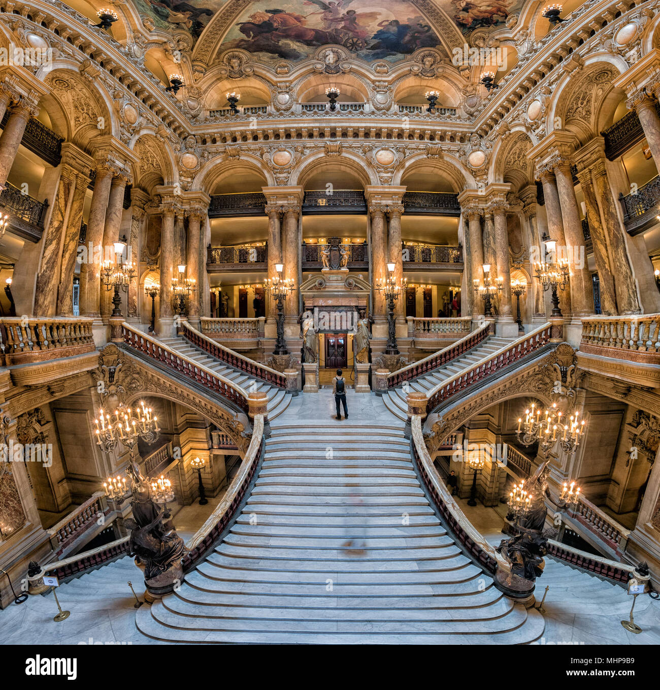 PARIS, FRANCE - MAY 3, 2016: the Paris Opera is the primary opera ...