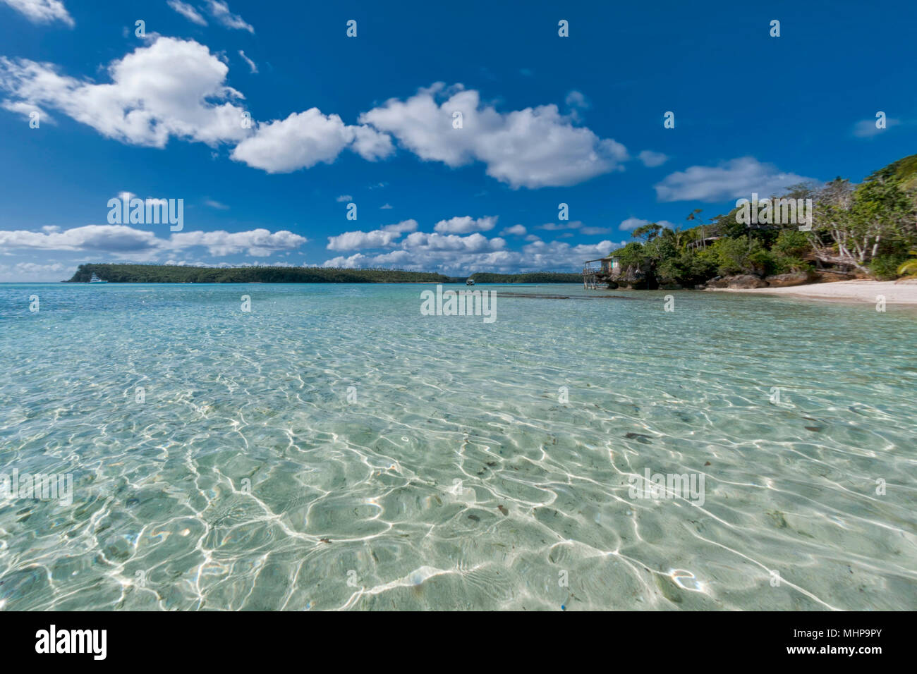 Tonga Polynesia Paradise Crystal Water Poster Panorama Stock Photo - Alamy
