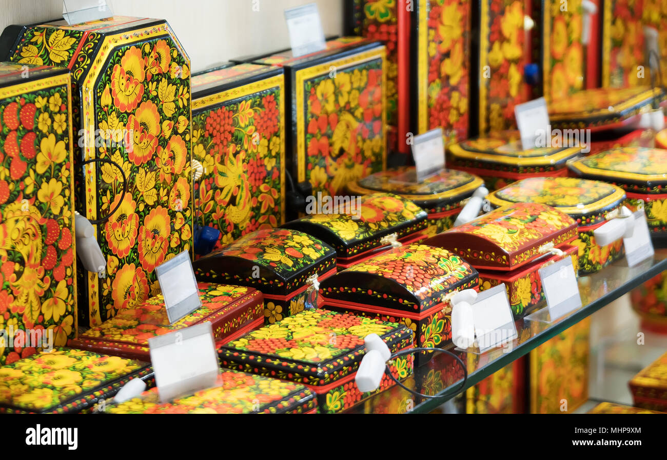 Russian folk art painting floral hi-res stock photography and images ...
