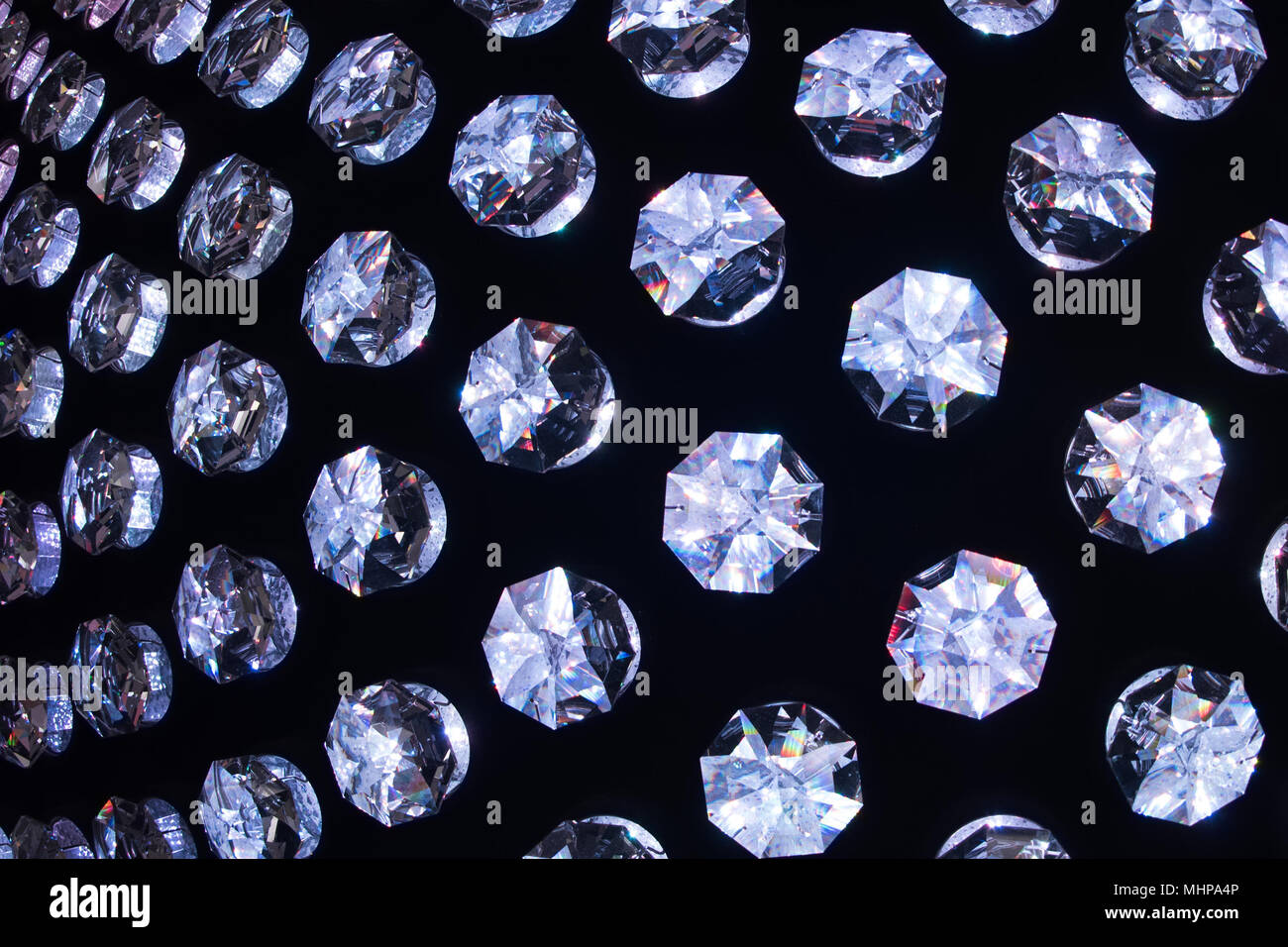 transparent crystals background light texture Stock Photo - Alamy