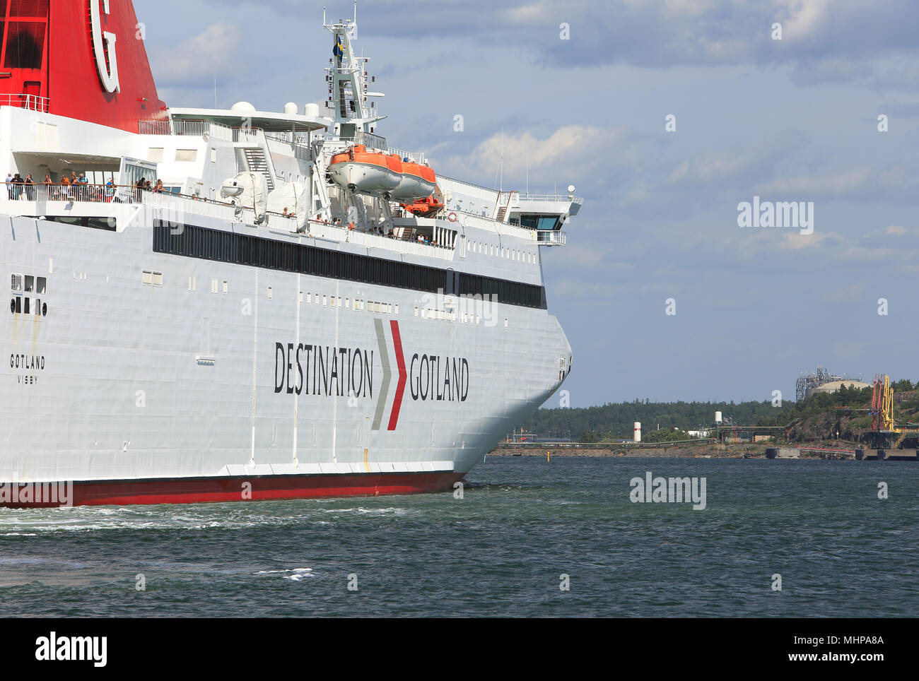 Destination gotland passenger ferry hi-res stock photography and images ...