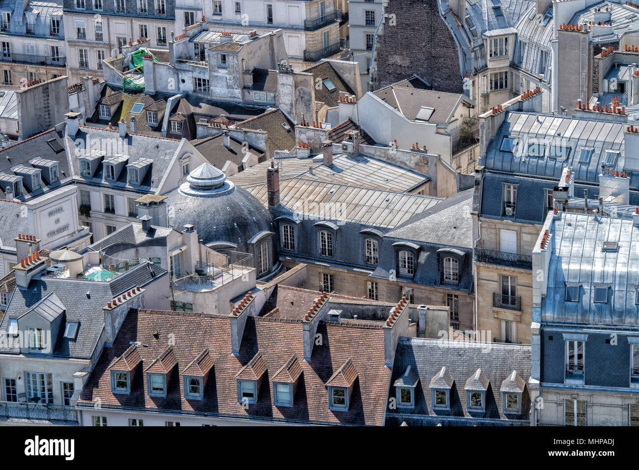 paris roofs and cityview landscape Stock Photo - Alamy