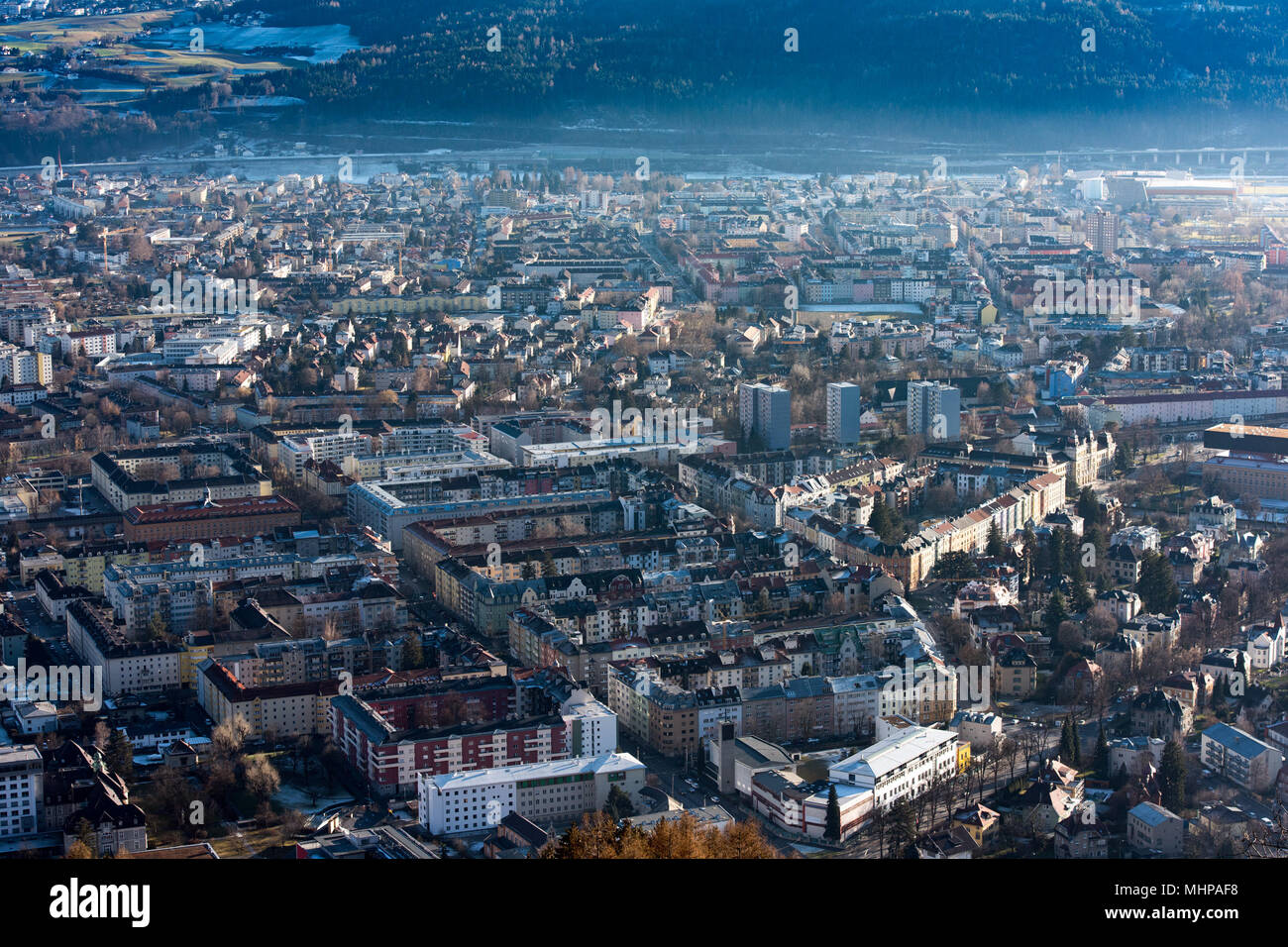 Innsbruck aerial hi-res stock photography and images - Alamy