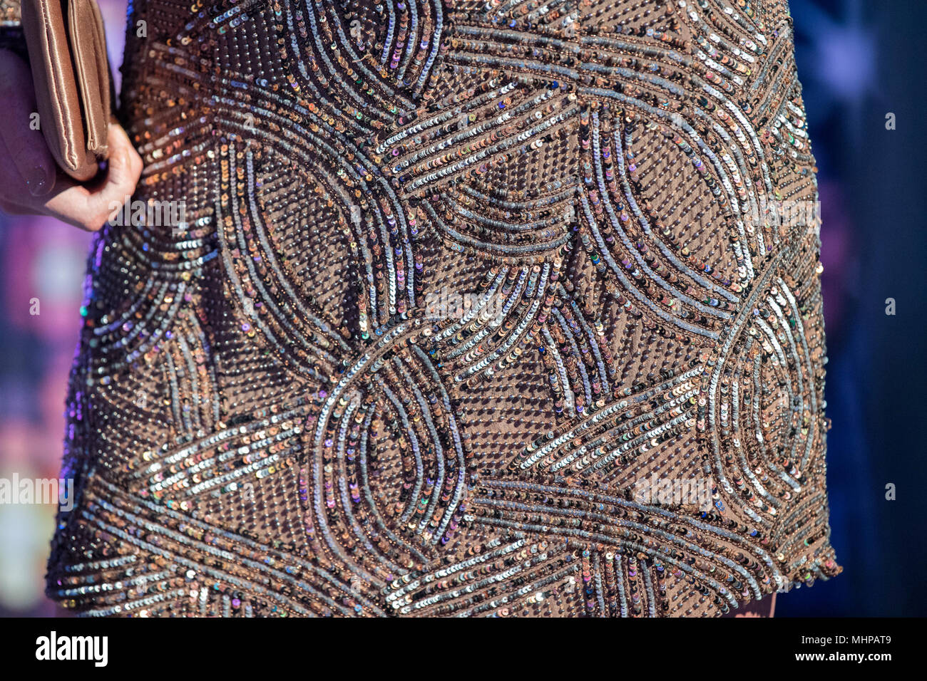 Glitter lady dress background shiny texture close up detail Stock Photo ...