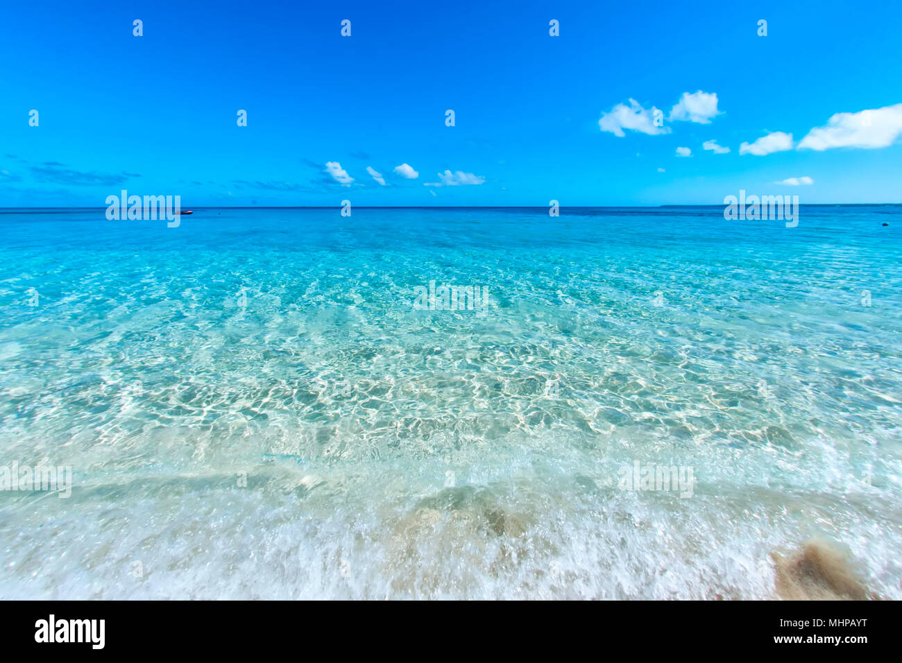 Tonga Polynesia Paradise Crystal Water Poster Panorama Stock Photo - Alamy