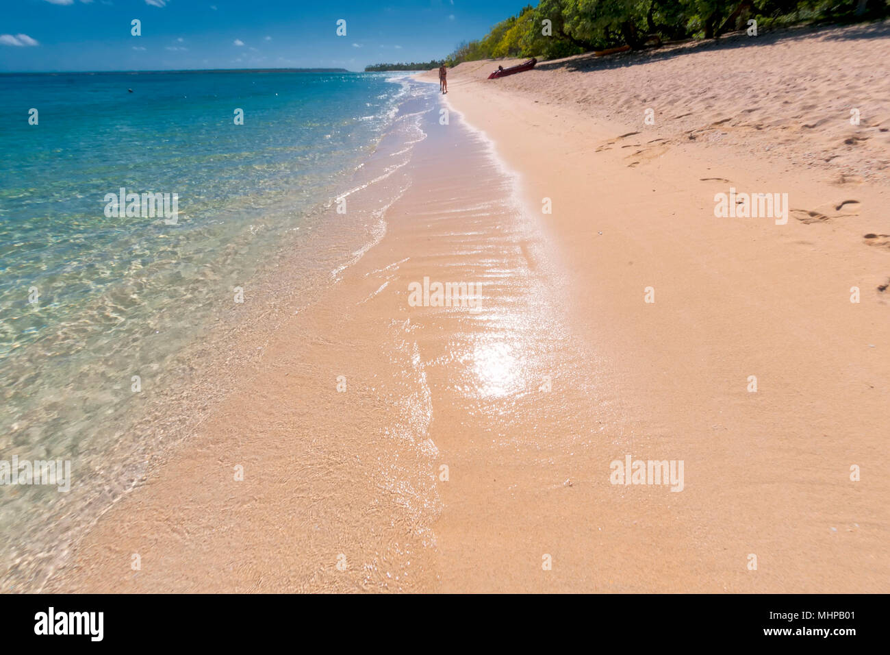 Tonga Polynesia Paradise Crystal Water Poster Panorama Stock Photo - Alamy