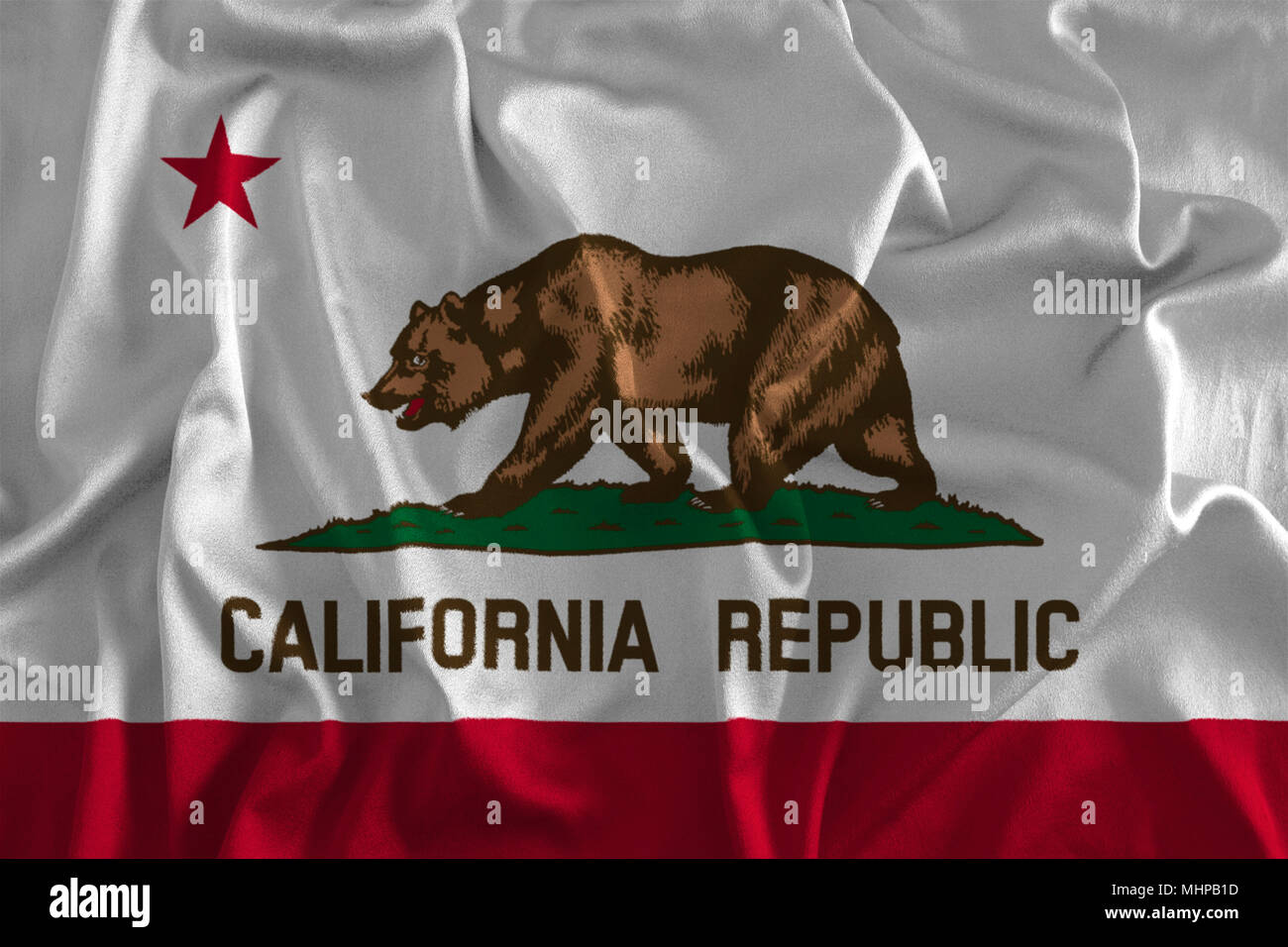 California State Flag Backgorund Stock Photo - Alamy