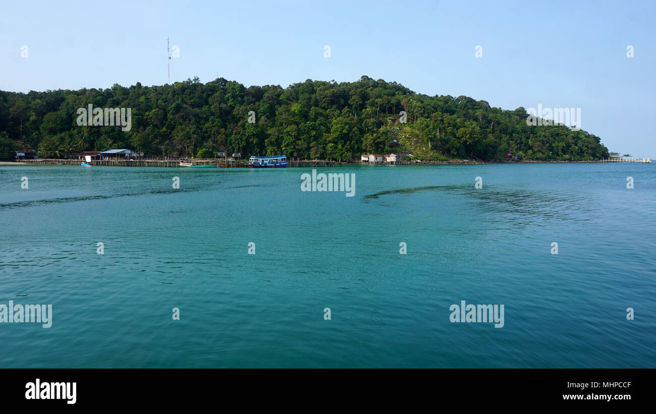 exotic tropical bay of koh rong samloem in cambodia Stock Photo - Alamy