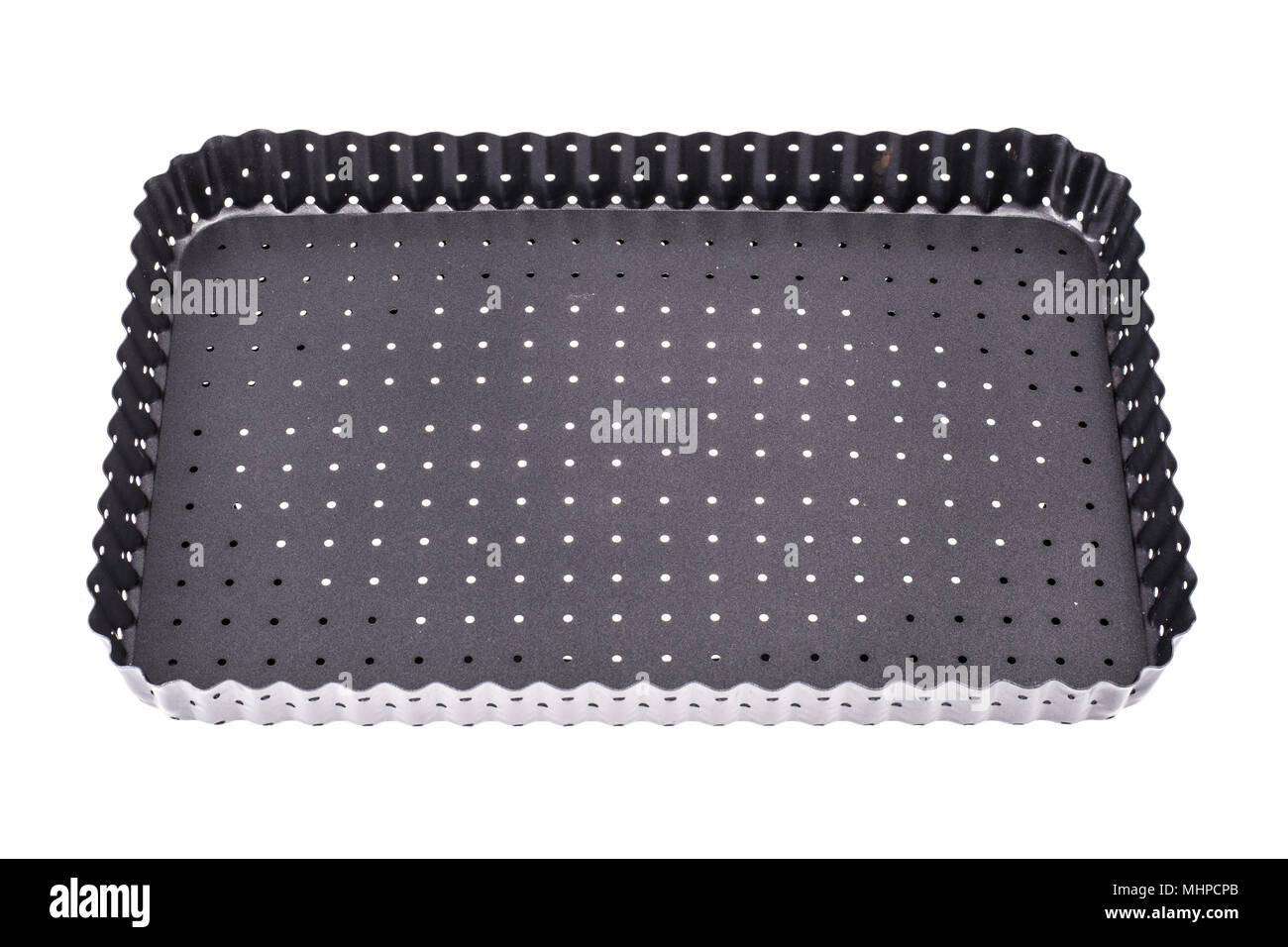 Metal perforated forms for baking. Studio Photo Stock Photo - Alamy