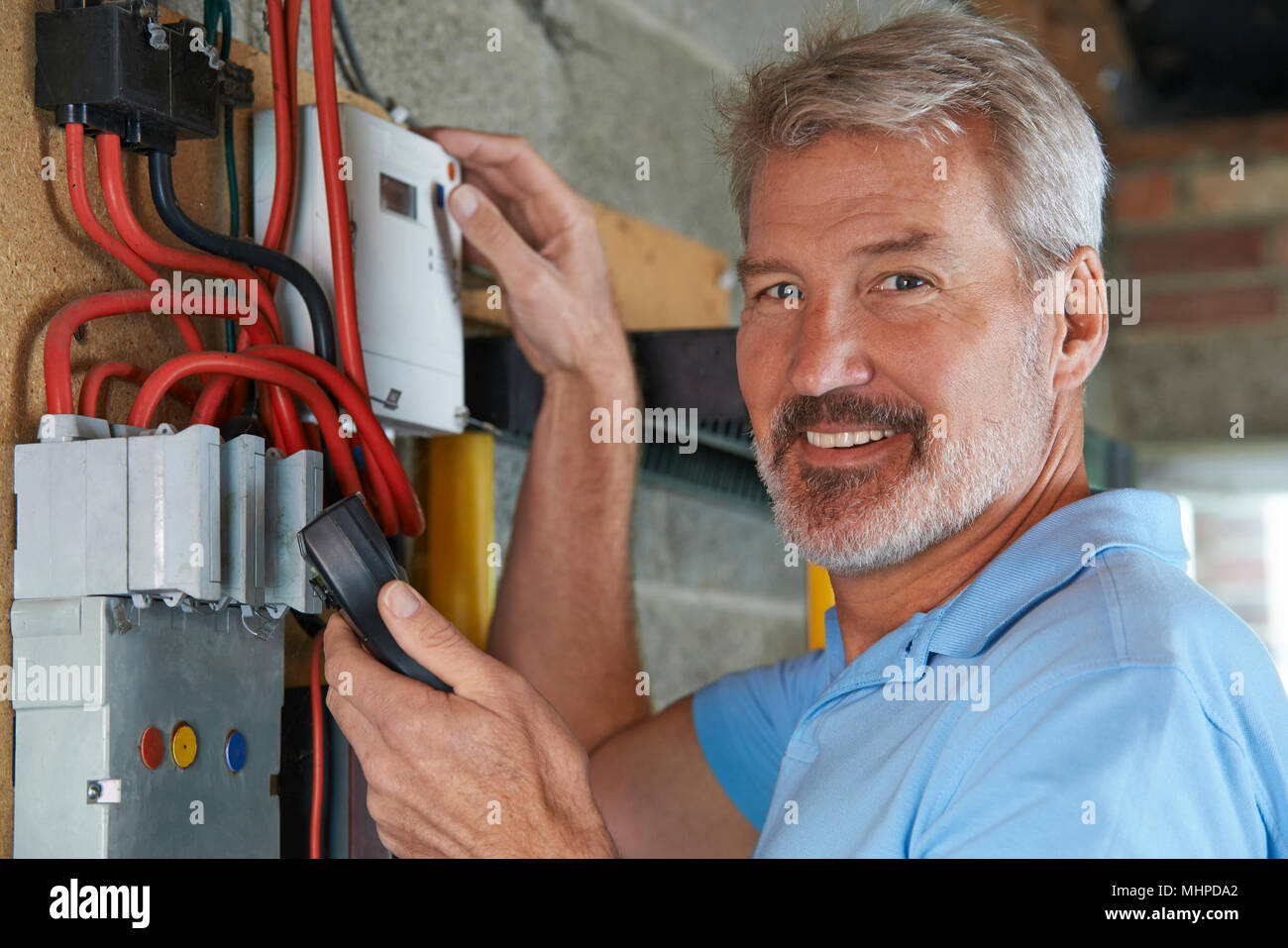 Electricity meter panel hi-res stock photography and images - Alamy
