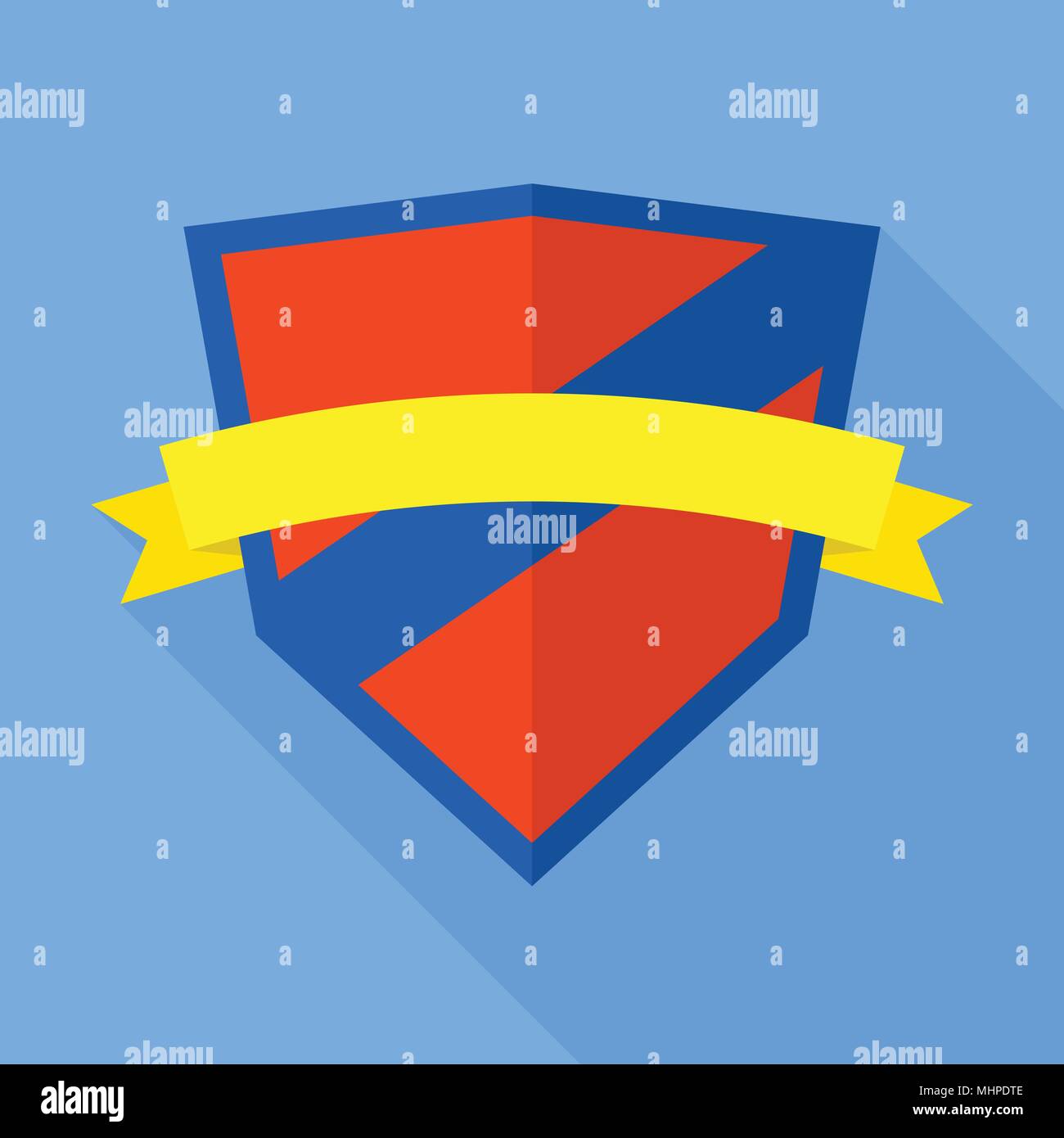 Family shield icon, flat style Stock Vector Image & Art - Alamy