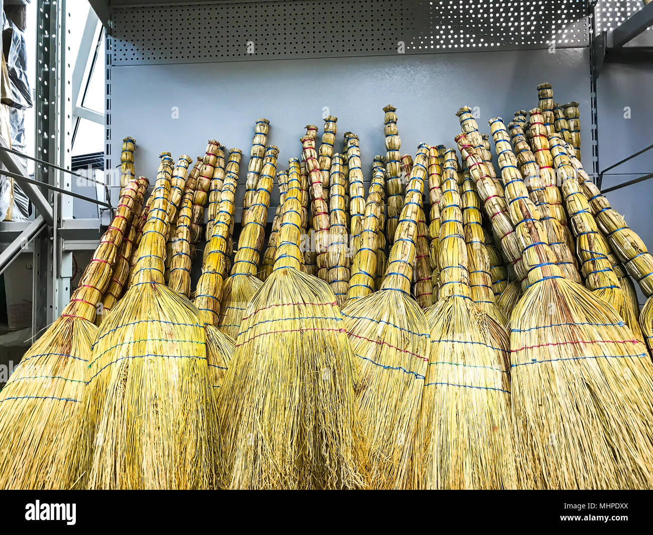 Traditional twig broom hi-res stock photography and images - Alamy