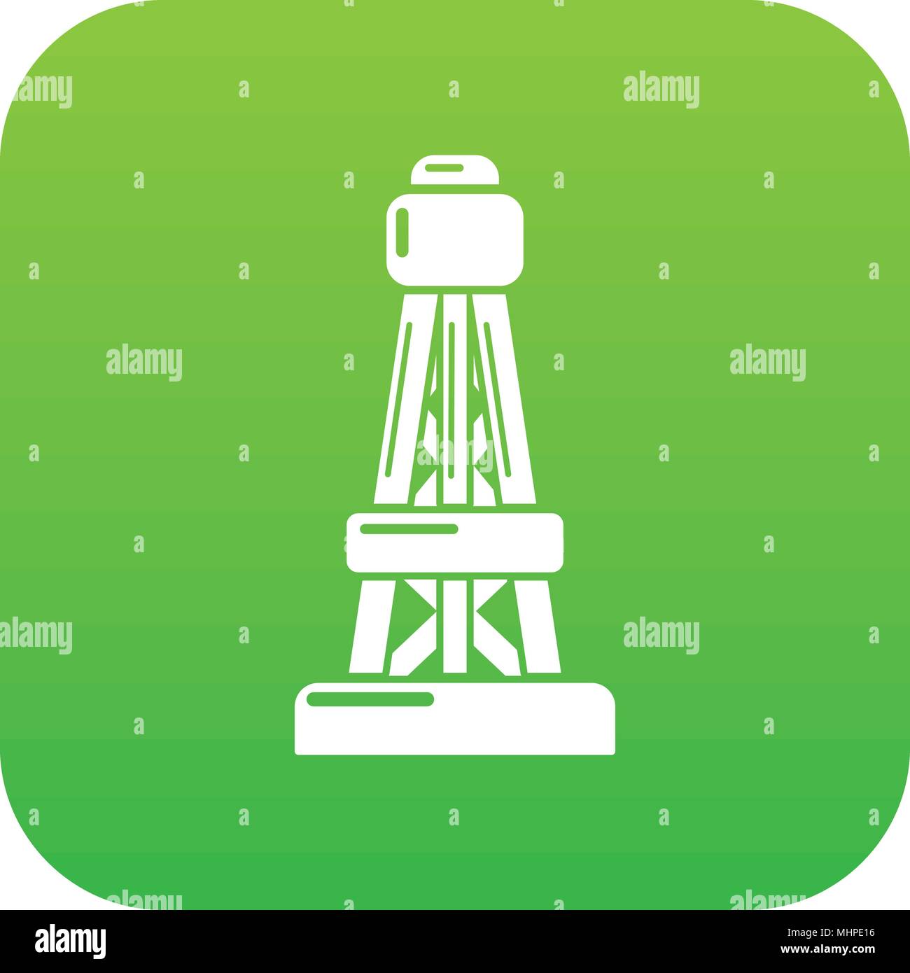 Power line icon green vector Stock Vector Image & Art - Alamy
