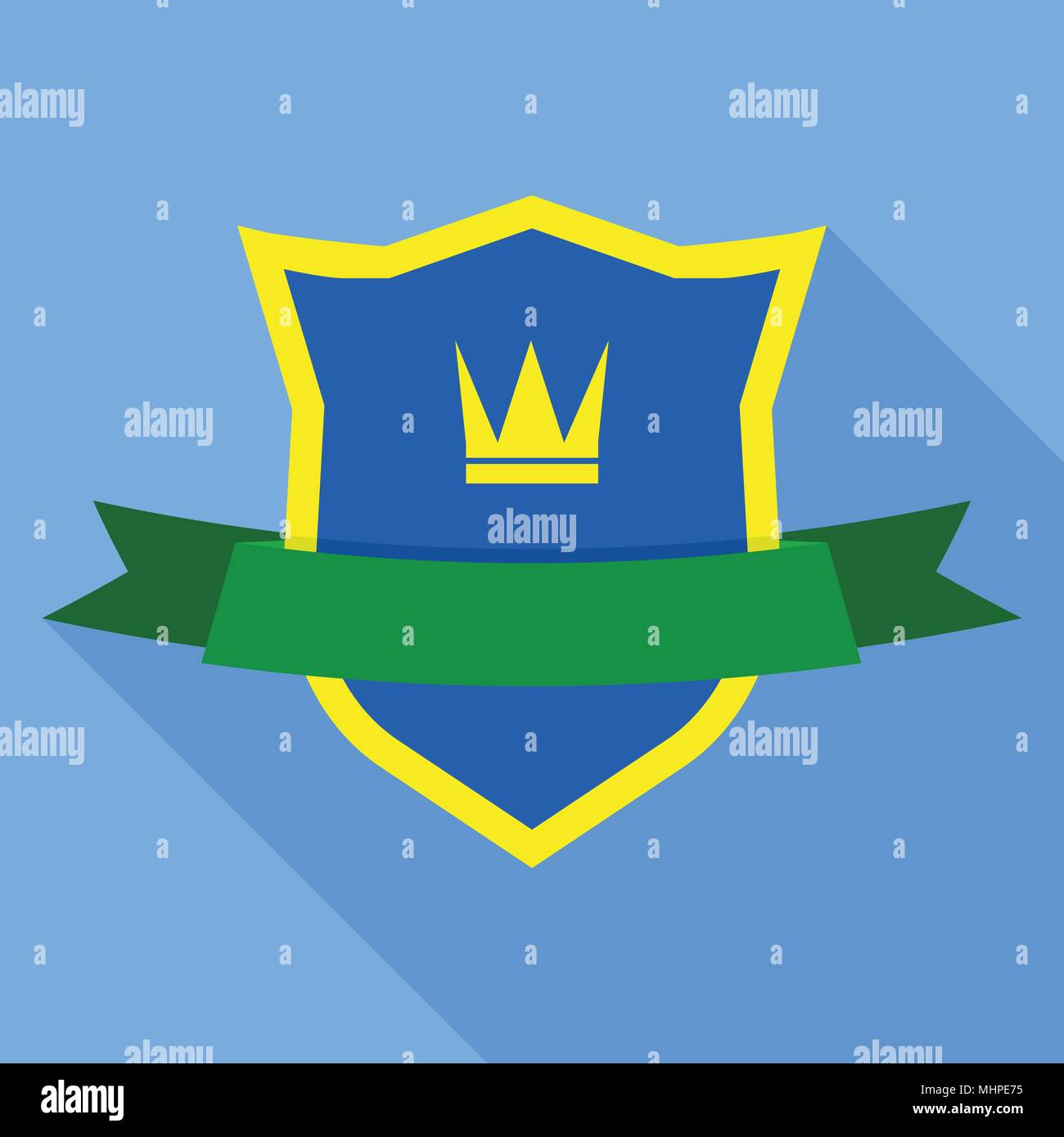 Prince shield icon, flat style Stock Vector Image & Art - Alamy