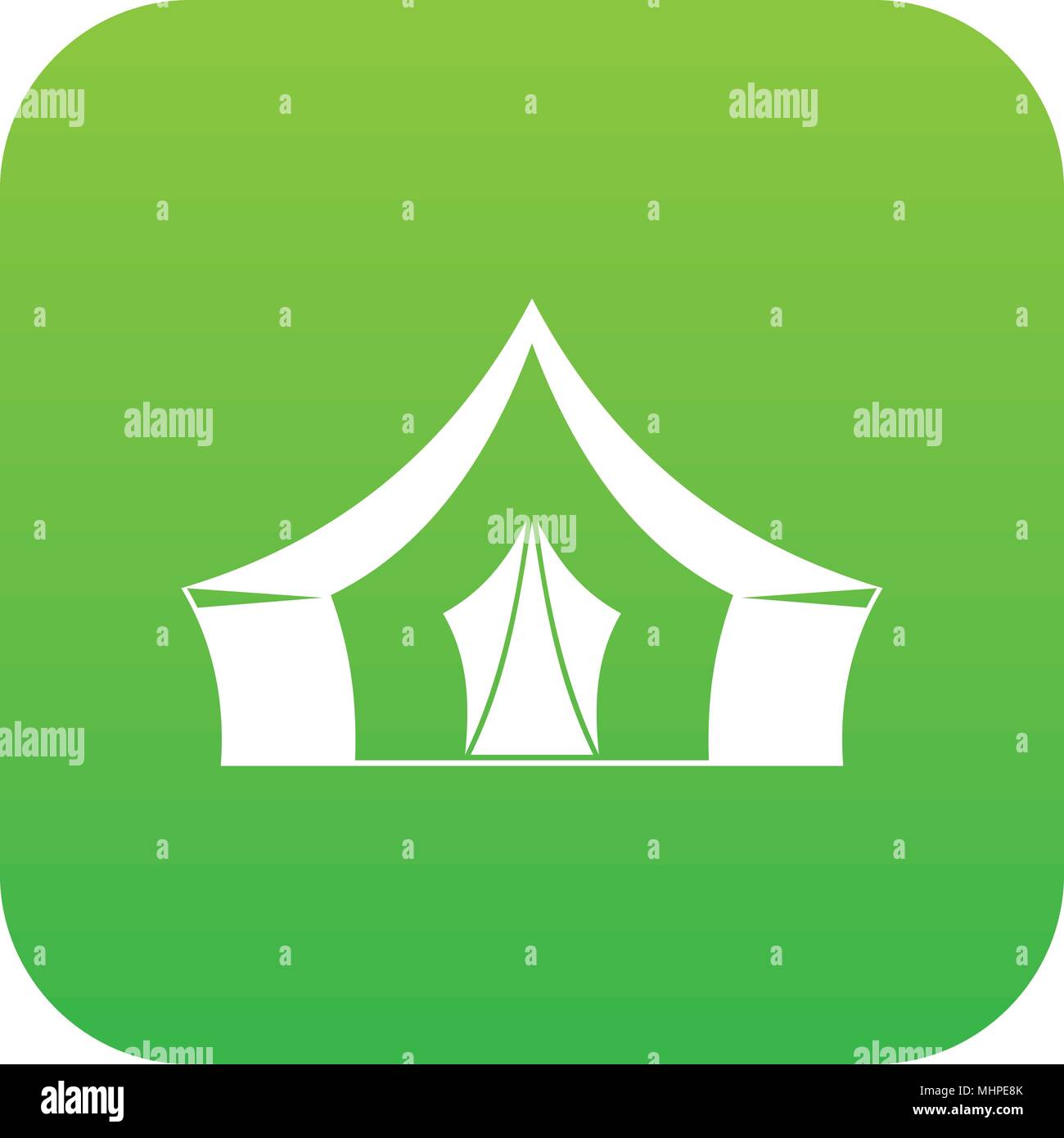 Tent, camping symbol icon digital green Stock Vector Image & Art - Alamy