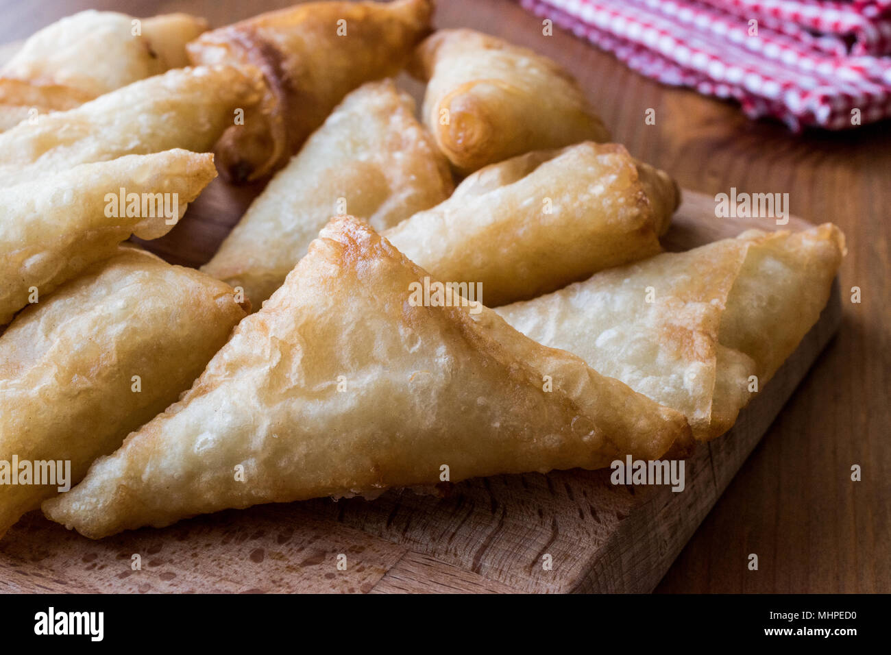 Turkish Borek with cheese / Peynirli Muska Boregi. Traditional Food ...