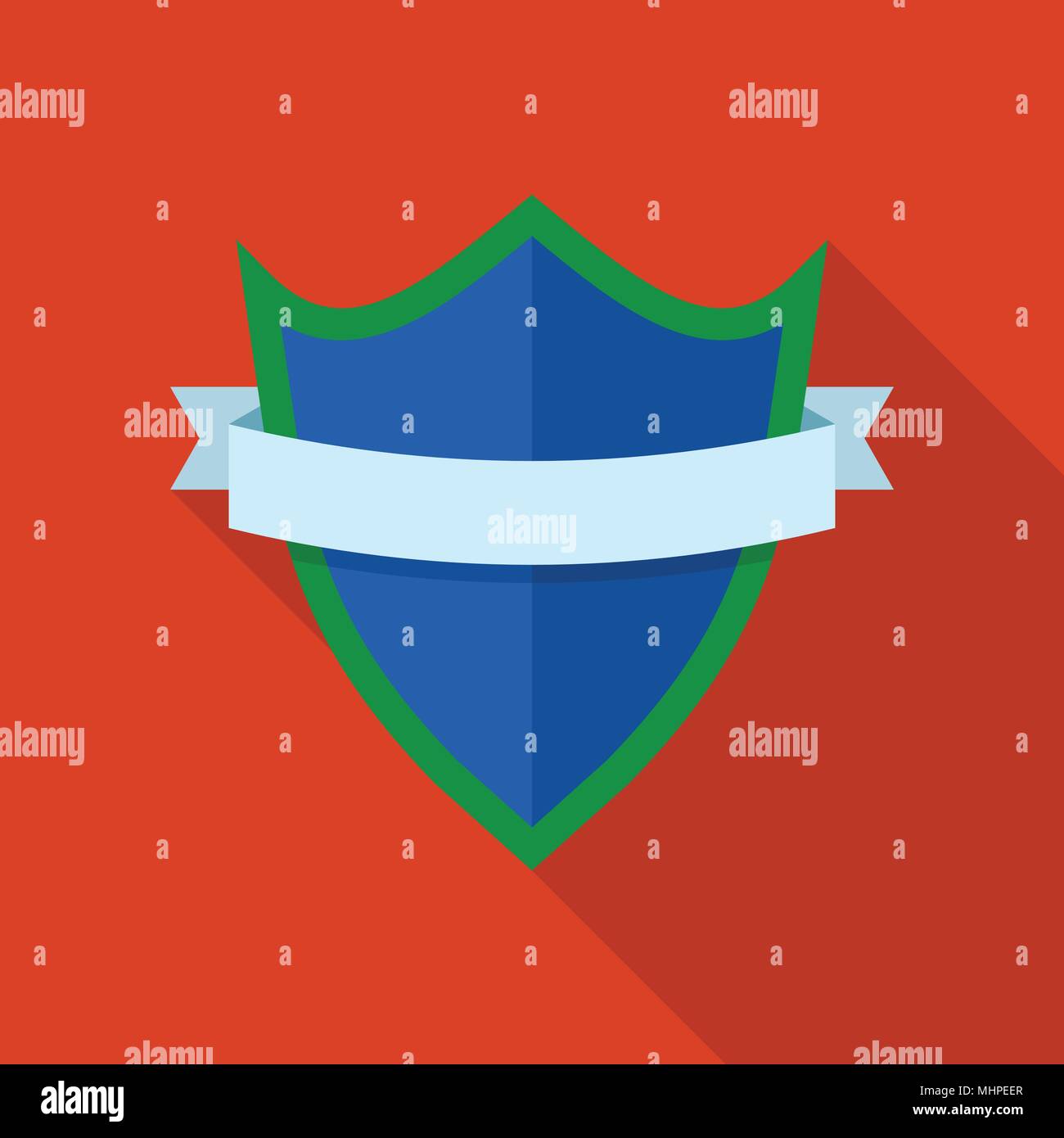 Soldier shield icon, flat style Stock Vector Image & Art - Alamy