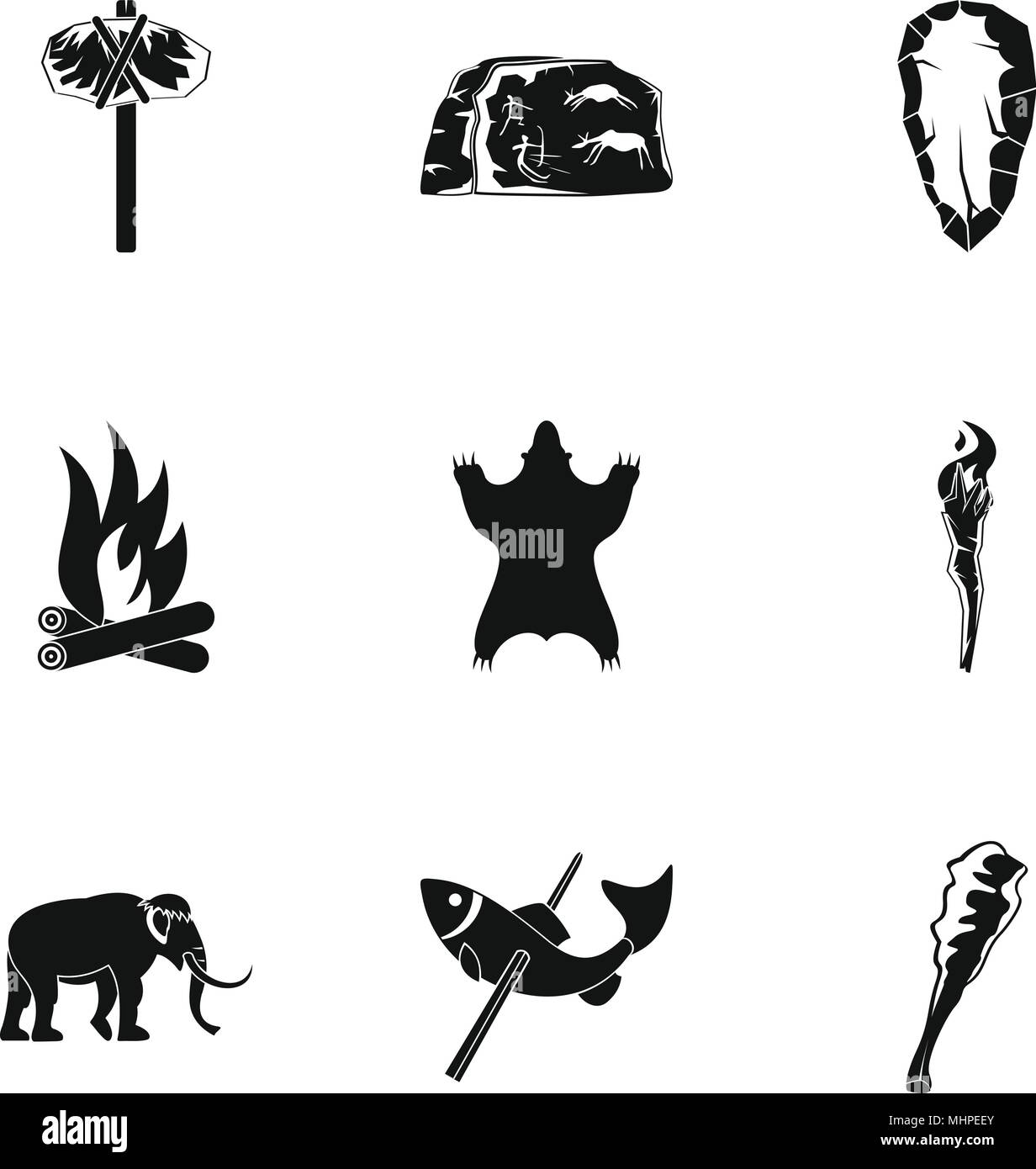 Meat volcano Stock Vector Images - Alamy