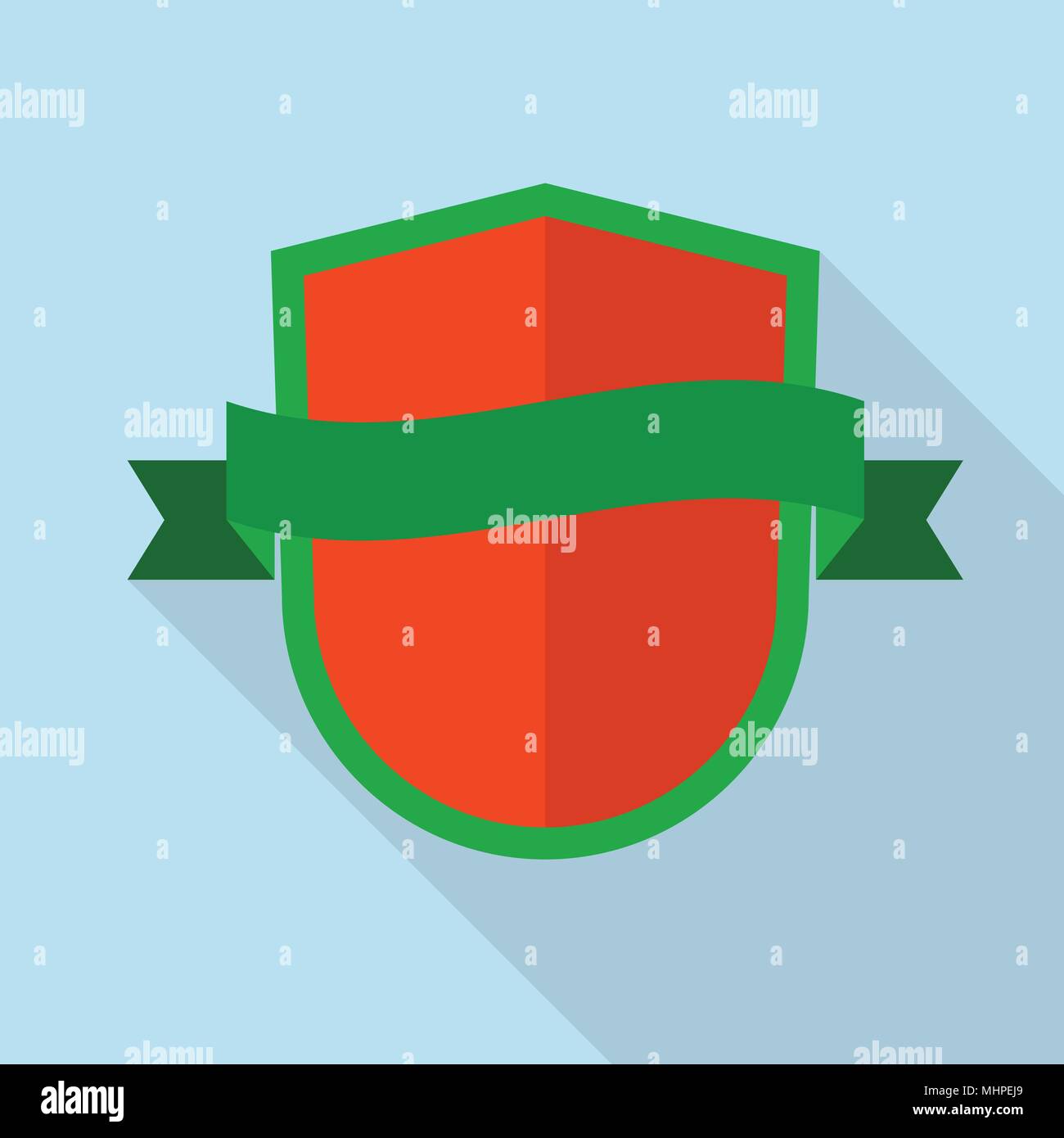 Knight shield icon, flat style Stock Vector Image & Art - Alamy