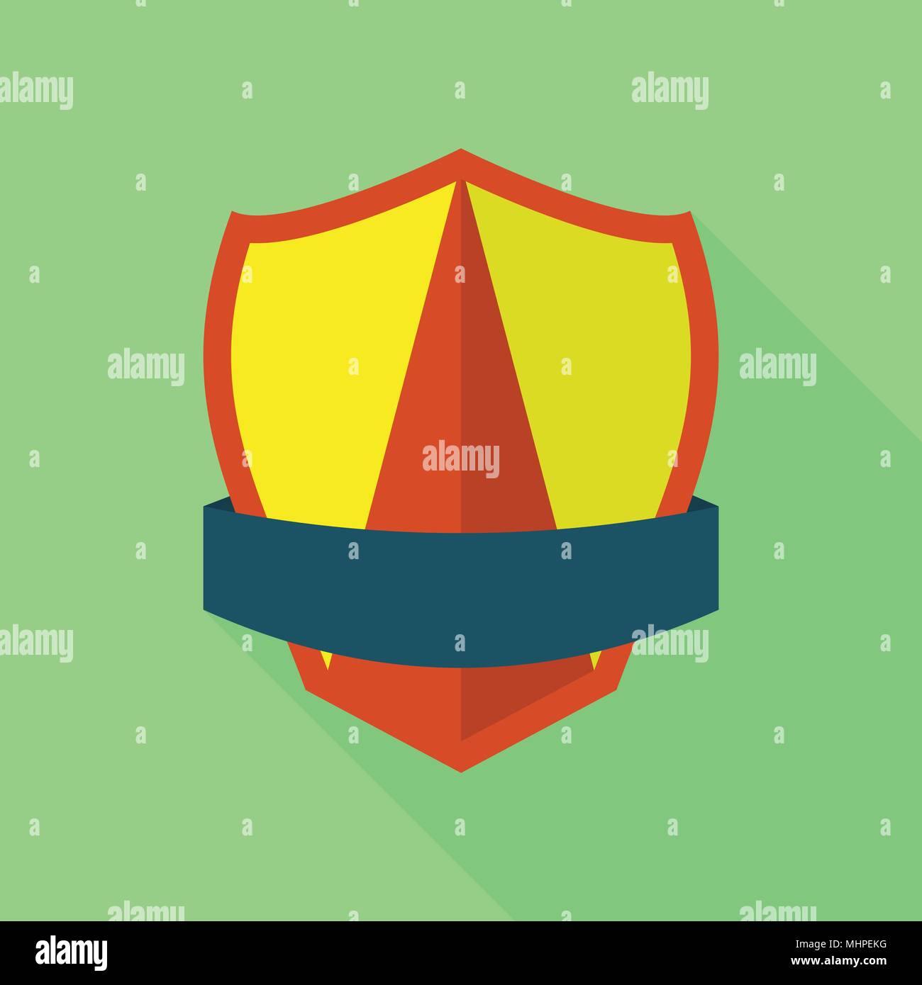 Dependable shield icon, flat style Stock Vector Image & Art - Alamy