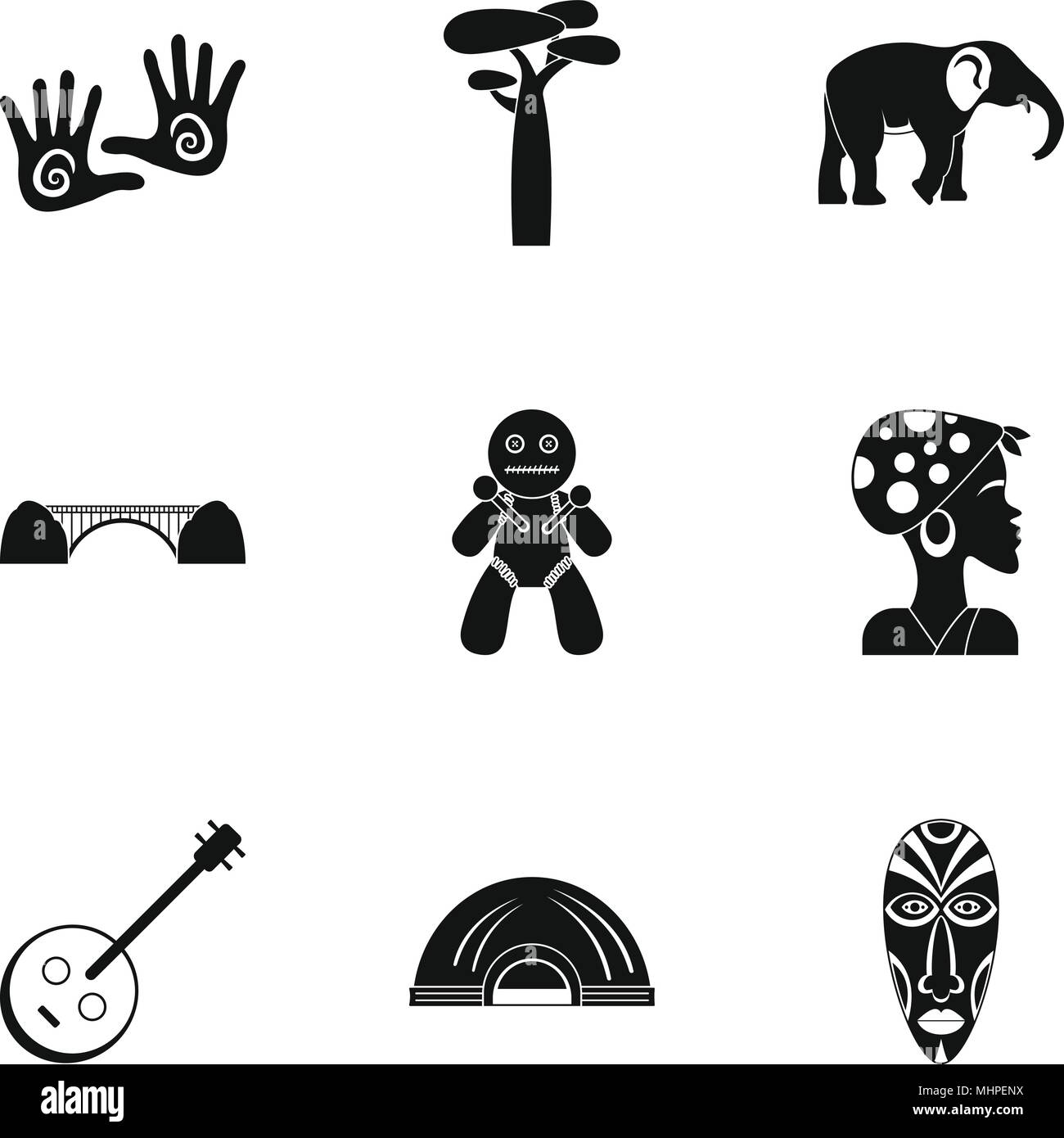 South africa icons set, simple style Stock Vector Image & Art - Alamy