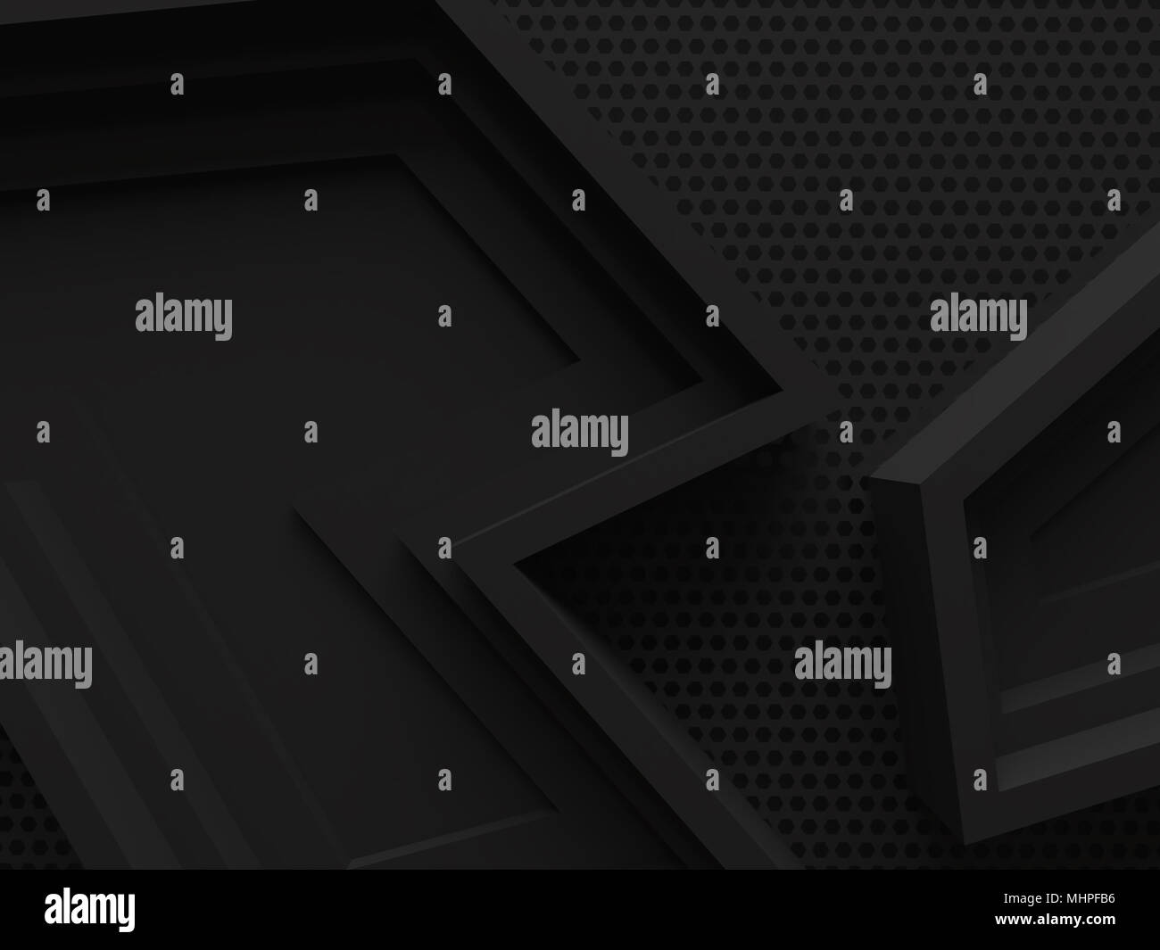 black dark shadow abstract graphics background 3d render Stock Photo ...
