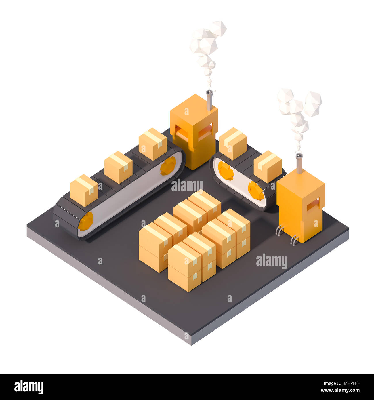 Forklift operation Cut Out Stock Images & Pictures - Alamy