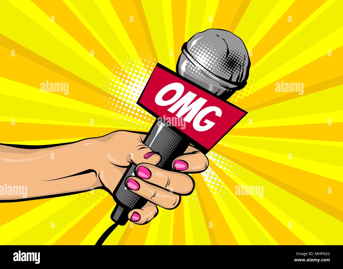 Hand drawn beautiful woman Stock Vector Images - Alamy