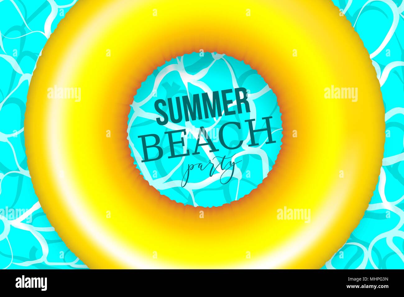 Blue water background top view Stock Vector Images - Alamy